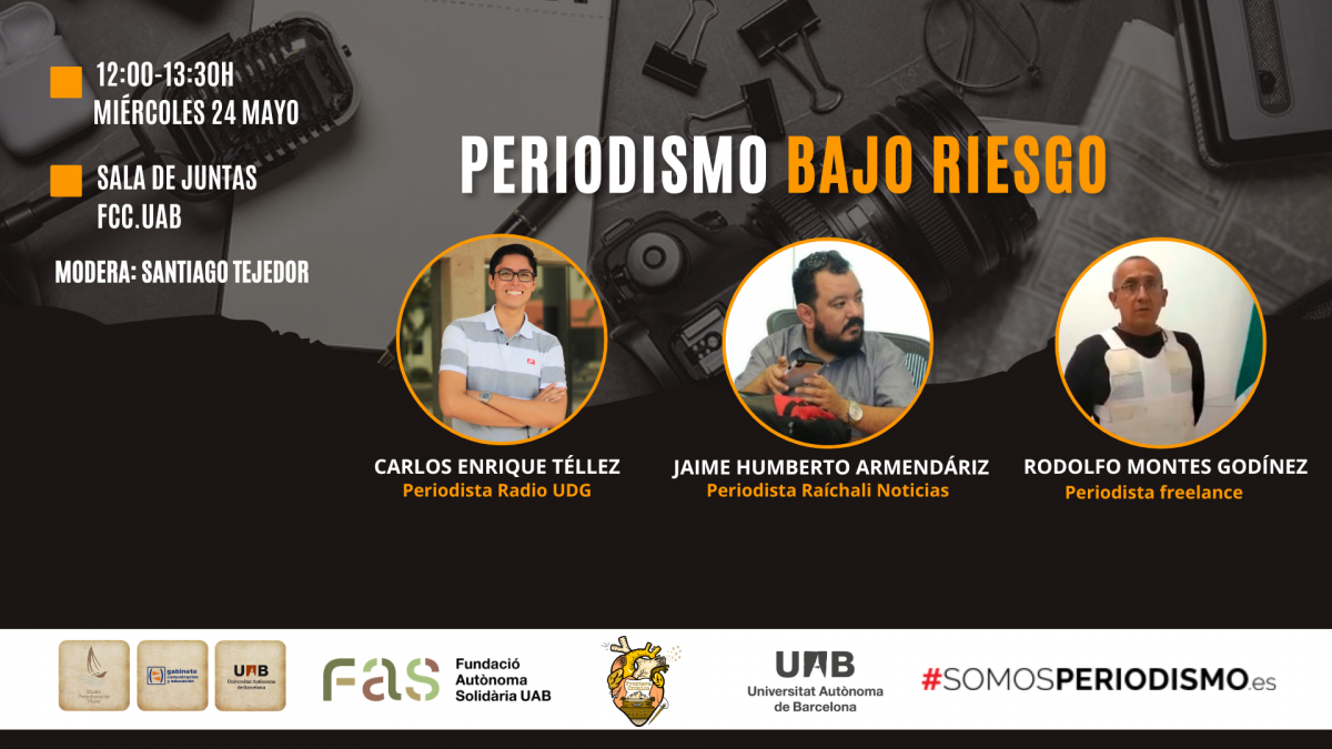 Participa en la jornada 'Periodismo bajo riesgo' sobre el estado de la ...